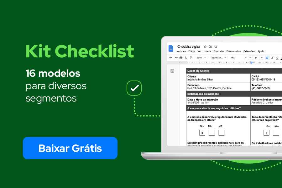 Modelo de checklist: 16 modelos gratuitos em Word